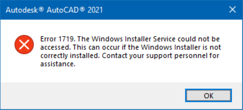 How To Fix Error 1719 Windows Installer Service Could Not Be Accessed In Windows 10 Bugsfighter