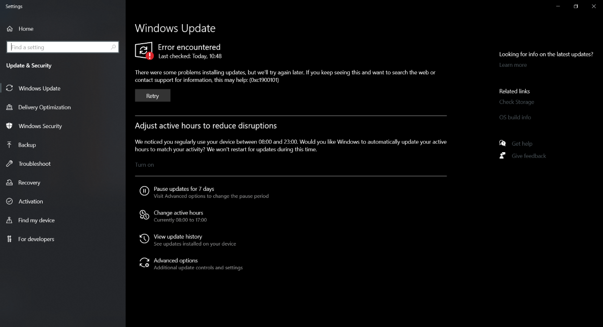 How to fix Windows 10/11 Update error 0xc1900101 - BugsFighter