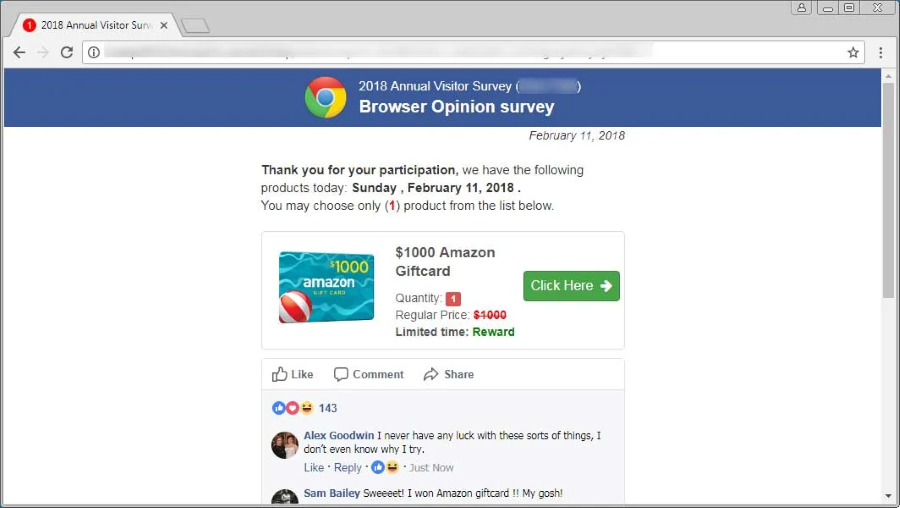 How to remove Browser Opinion Survey pop-ups - BugsFighter