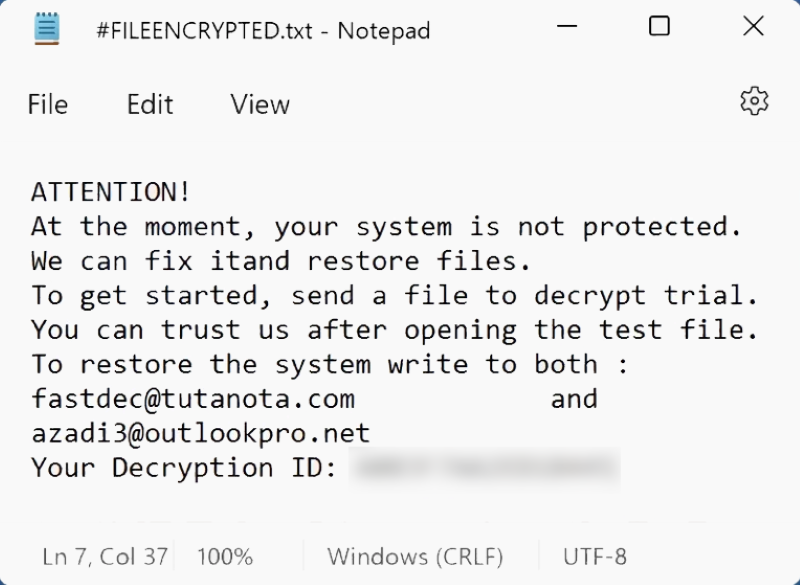 How to remove FAST Ransomware and decrypt .FAST files - BugsFighter