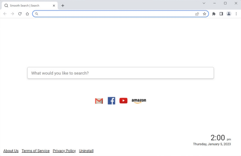 How to remove Smooth Search Tab - BugsFighter
