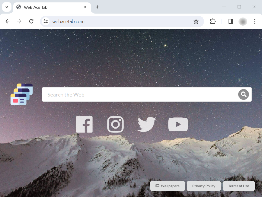 How to remove Web Ace Tab - BugsFighter