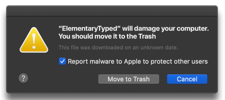 How to remove ElementaryType (Mac) - BugsFighter