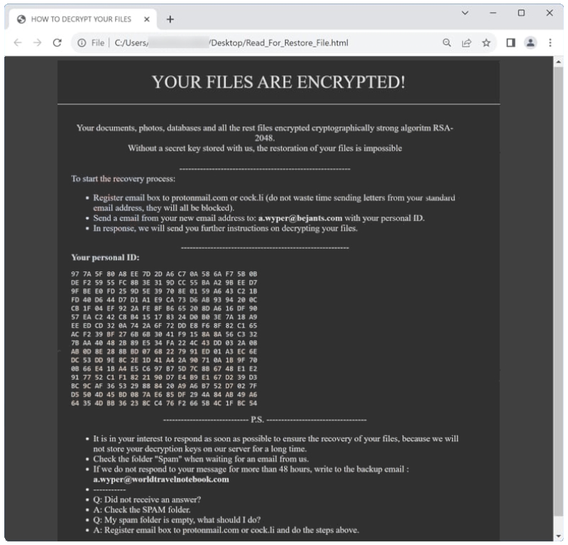 How To Remove Xrp Ransomware And Decrypt Xrp Files Bugsfighter