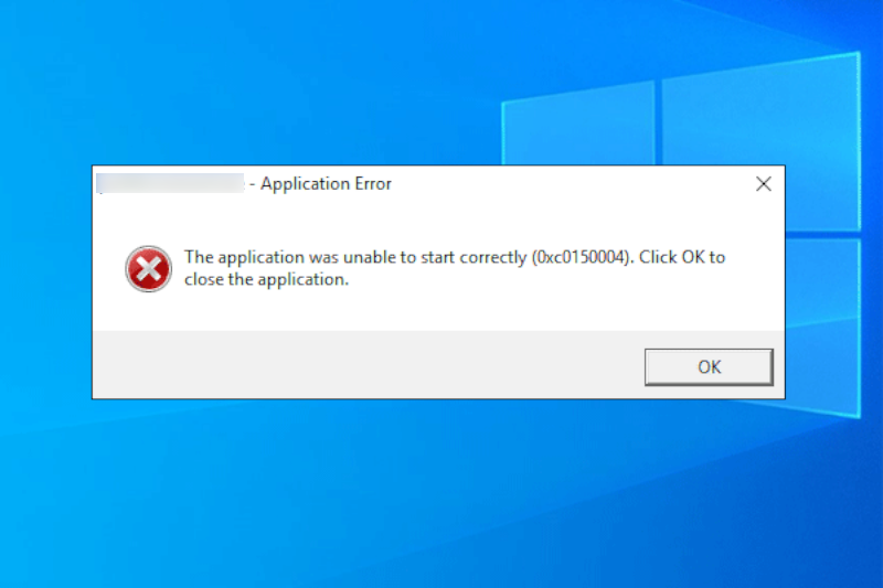 How to fix the Application error 0xc0150004 on Windows 11 - BugsFighter
