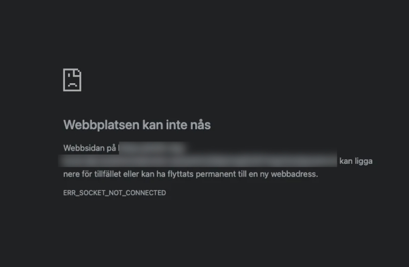 How to fix ERR_SOCKET_NOT_CONNECTED error in Google Chrome - BugsFighter