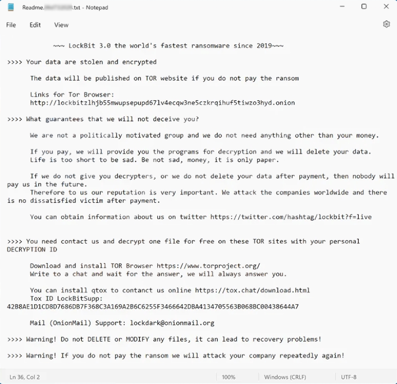 How to remove LockBit 3.0 Ransomware and decrypt encrypted files ... How to remove LockBit 3.0 Ransomware and decrypt encrypted files ...