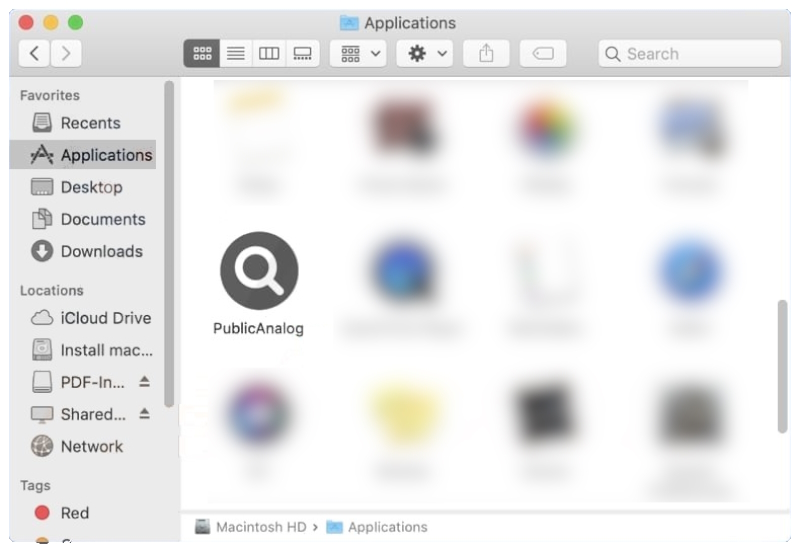 How to remove PublicAnalog (Mac) - BugsFighter