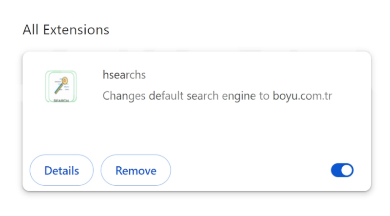 How to remove Hsearchs - BugsFighter
