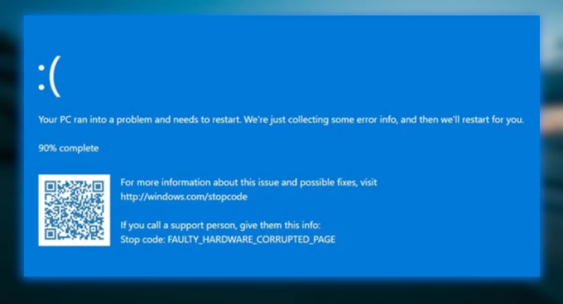 How to fix FAULTY_HARDWARE_CORRUPTED_PAGE BSoD error in Windows 11/10 - BugsFighter