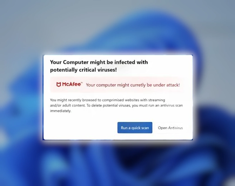 Jak usunąć wyskakujące okienko „McAfee - Computer Infected With ... Jak usunąć wyskakujące okienko „McAfee - Computer Infected With ...