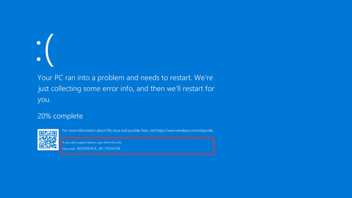 How to fix REFERENCE_BY_POINTER BSoD error in Windows 11/10 - BugsFighter