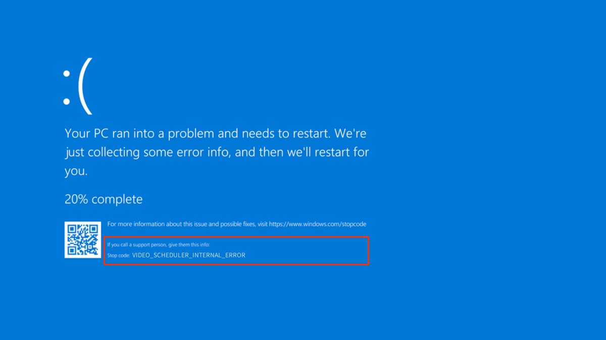 How to fix VIDEO_SCHEDULER_INTERNAL_ERROR BSoD error in Windows 11/10 - BugsFighter